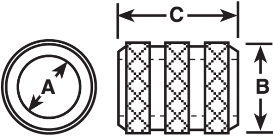 diamond-groove-embedment-bushing – Acme Industrial Co.